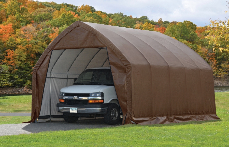 ShelterLogic Waterproof Portable Garage-In-A-Box®, w/UV Protection ...