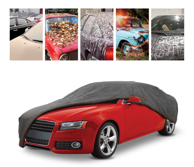 Simoniz Platinum 4 Layer Water Resistant Car Cover w/UV Protection ...