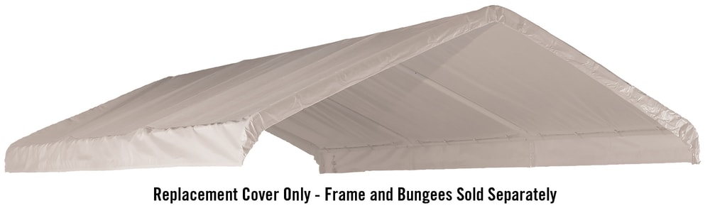 ShelterLogic Super Max™ Canopy Replacement Cover, White, 12-ft x 20-ft ...