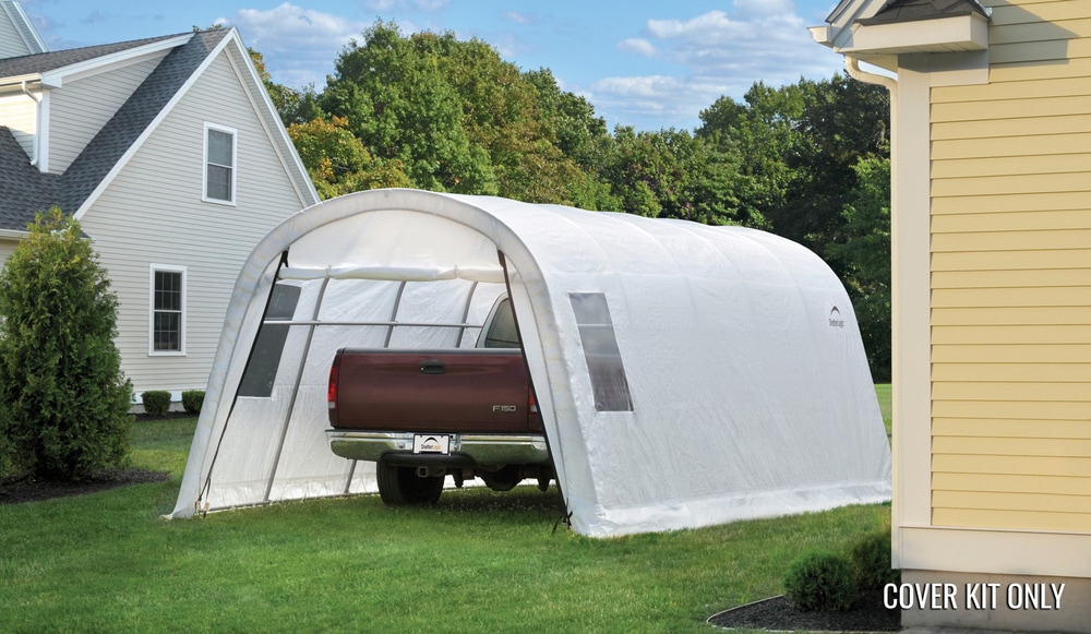 Replacement Cover Only - ShelterLogic Round Replacement Cover Kit, 12 ...