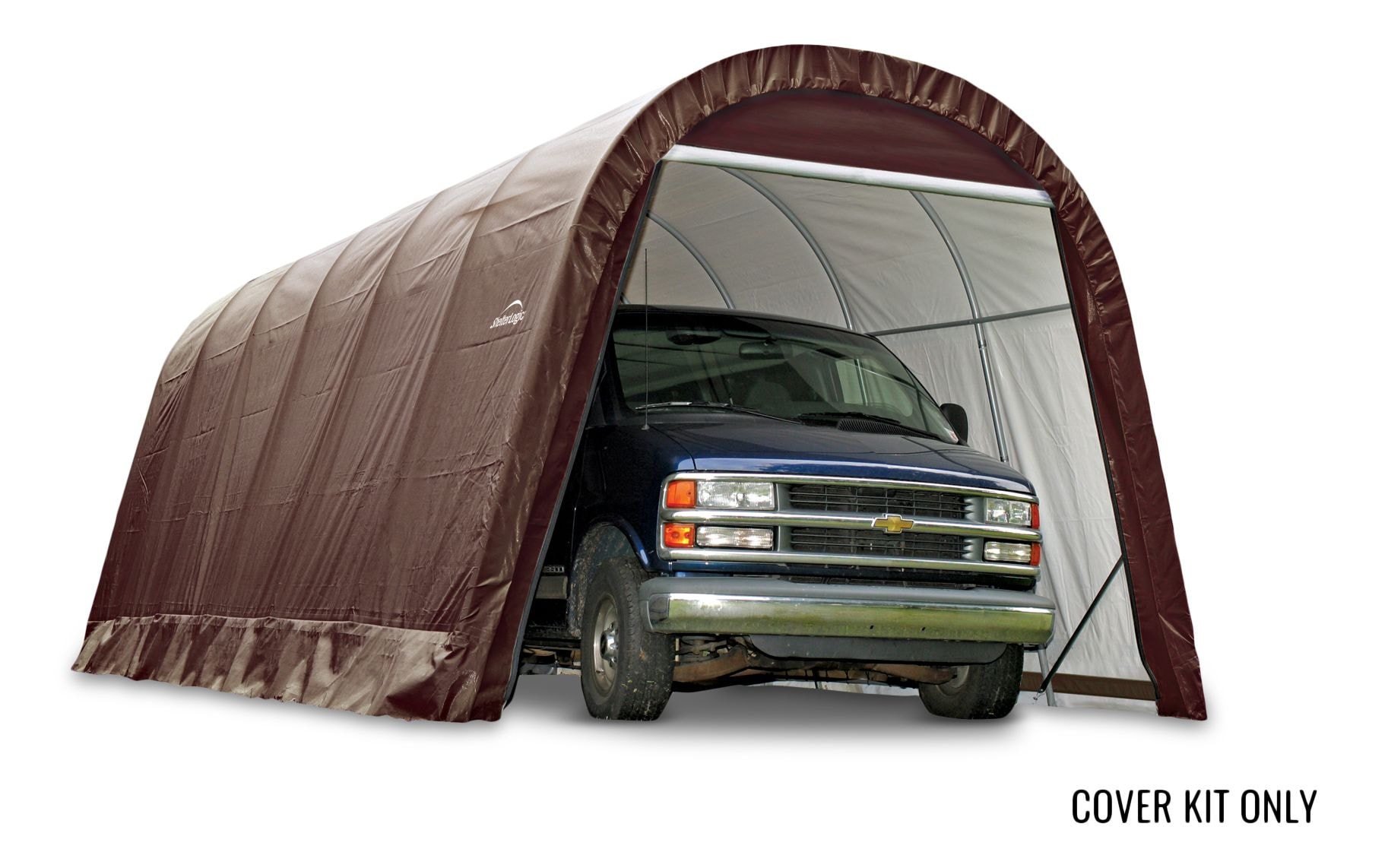 Replacement Cover Only - ShelterLogic Water Resistant Round Shelter Replacement Cover Kit with ...