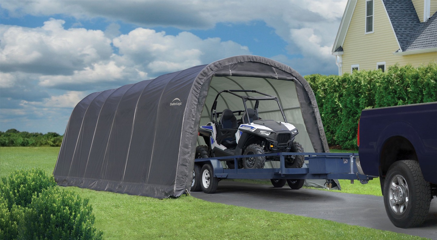 Toile de rechange pour abri ShelterLogic pour Garage-in-a-Box RoundTop ...