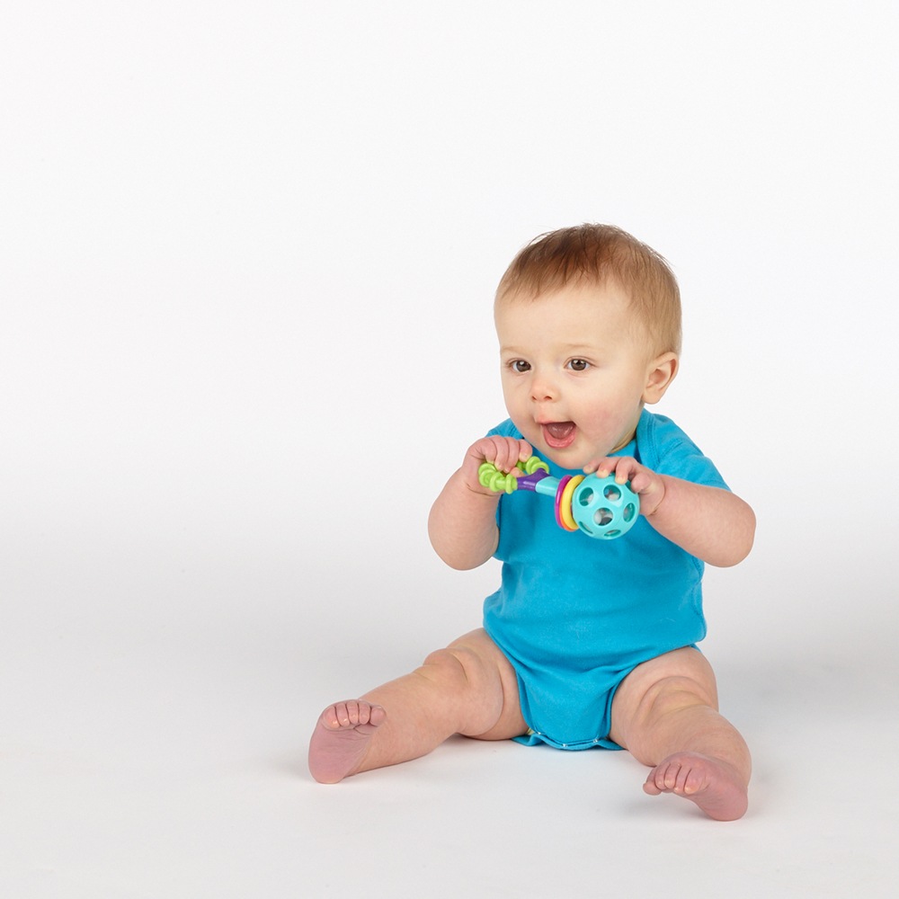 Sassy Peek-a-Boo Bead Rattle for Babies, Multi-Colour, Ages 0m ...