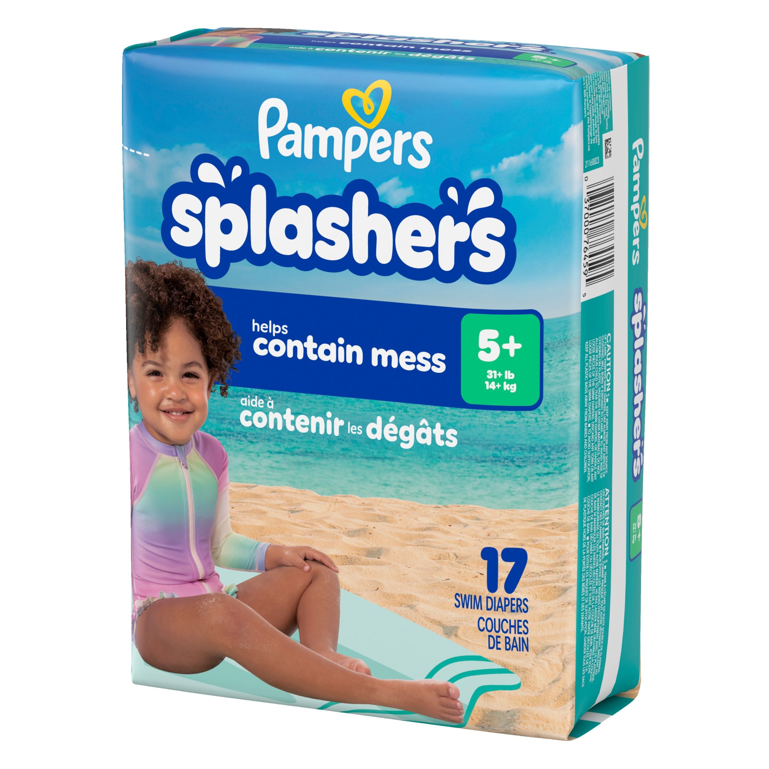 Pampers Splashers Swim Pants, Size 5+, 17-ct | Canadian Tire