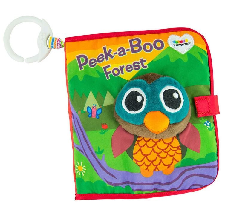 Lamaze Peek-a-Boo Forest Soft Book, Bilingual, Ages 6+ months ...