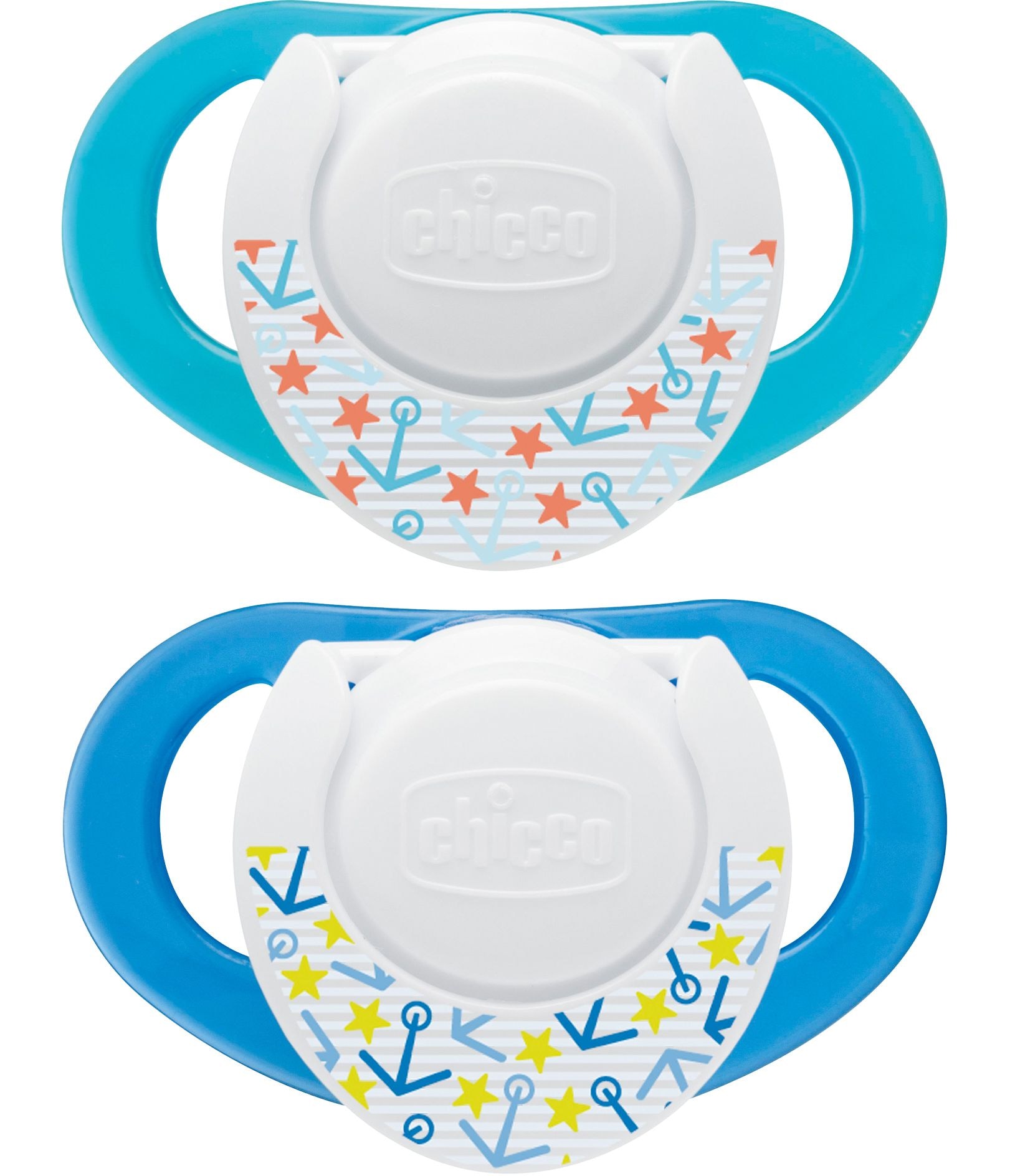 NaturalFit® Chicco Deco Shield Pacifier, Blue, 2-pk | Canadian Tire