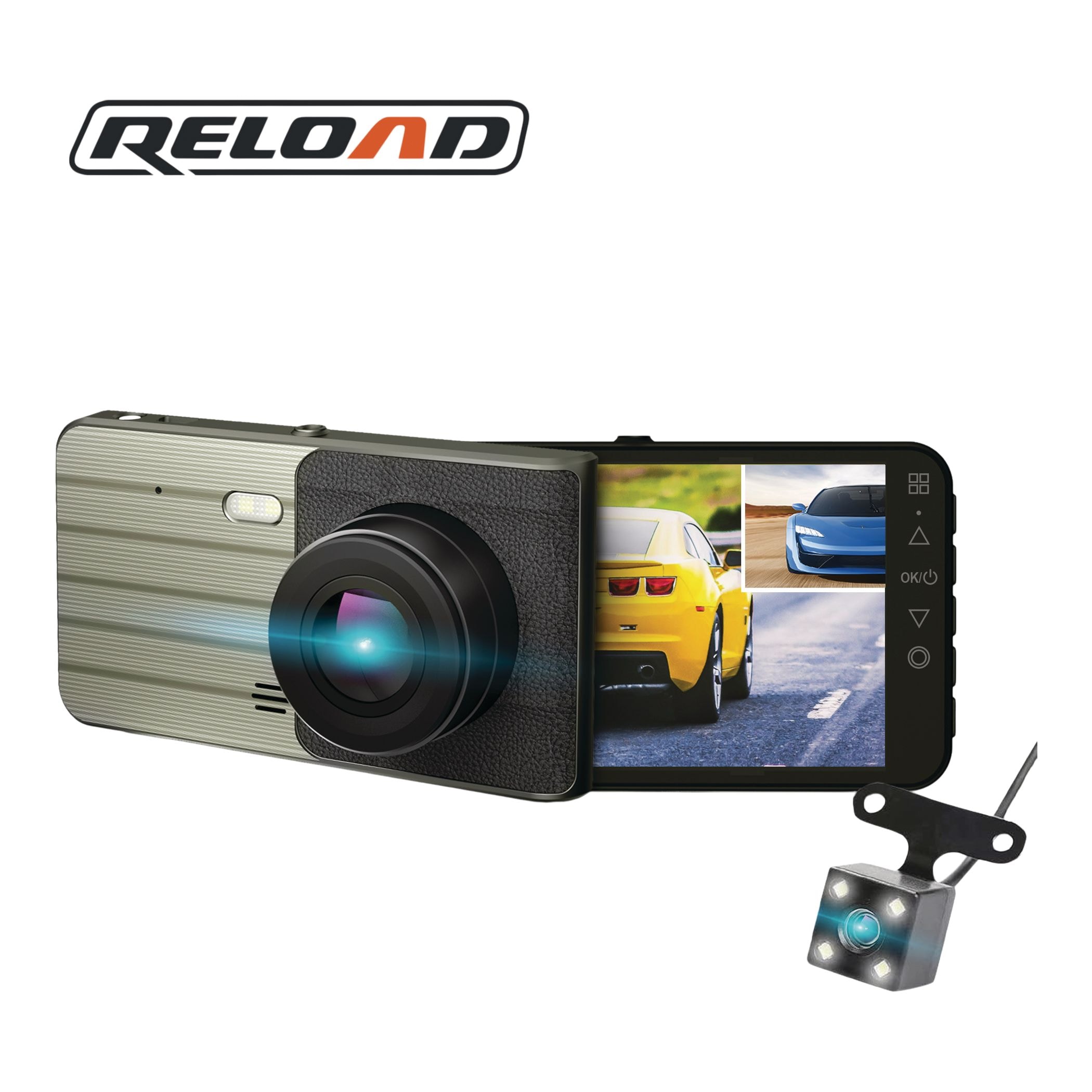 Reload Dual Dash HD Camera with Rear Camera, Split-Screen | Canadian Tire