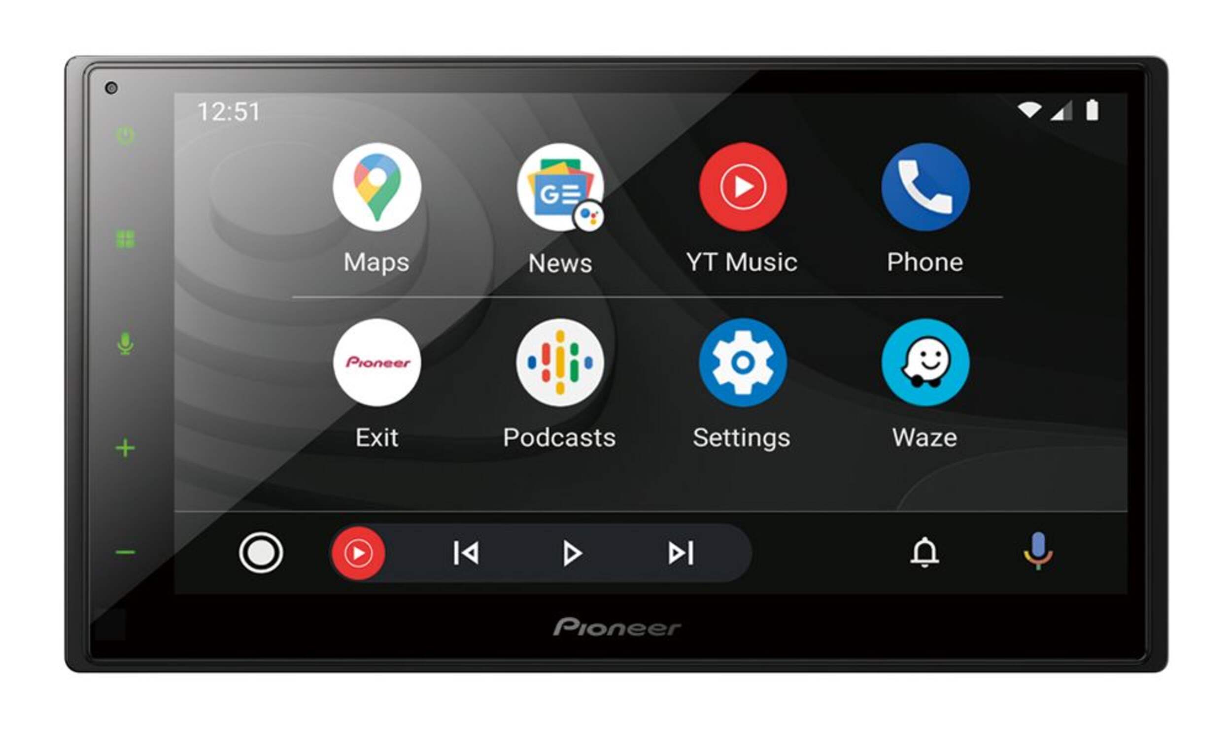 Pioneer DMH-1770NEX Digital Multimedia AM/FM HD Bluetooth Receiver with Capacitive Touchscreen ...