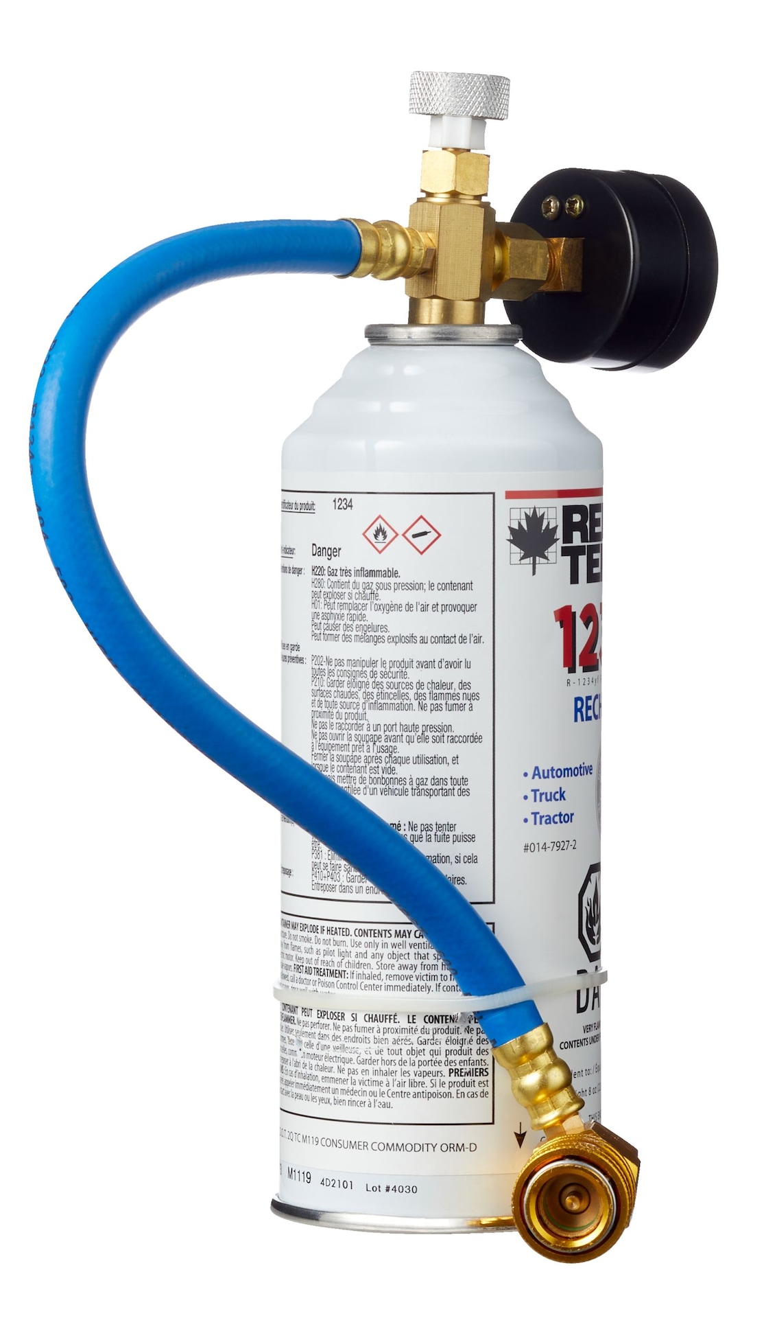 RED TEK R1234yfHc A/C Natural Refrigerant Kit with Gauge, Installation ...