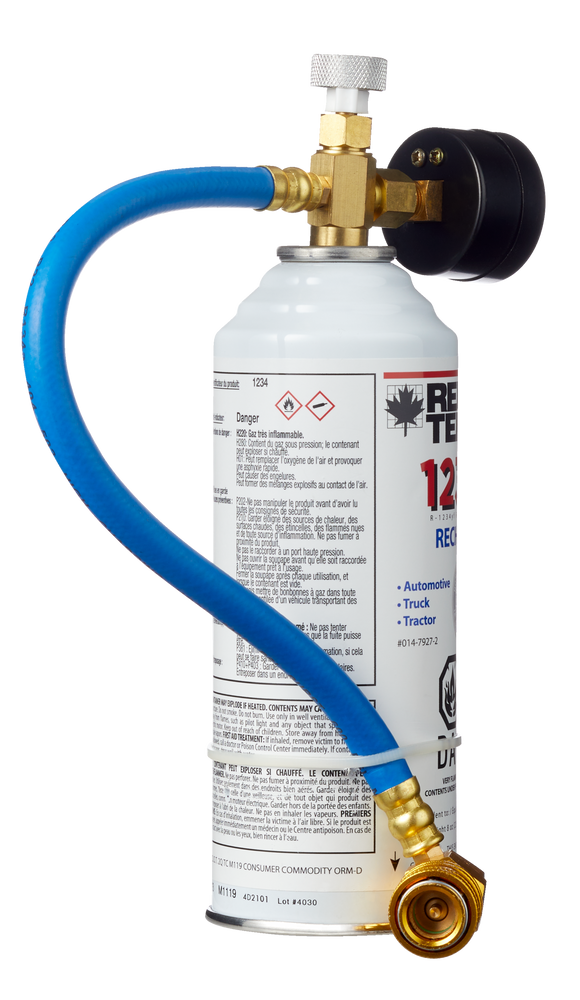 RED TEK R1234yfHc A/C Natural Refrigerant Kit with Gauge, Installation ...