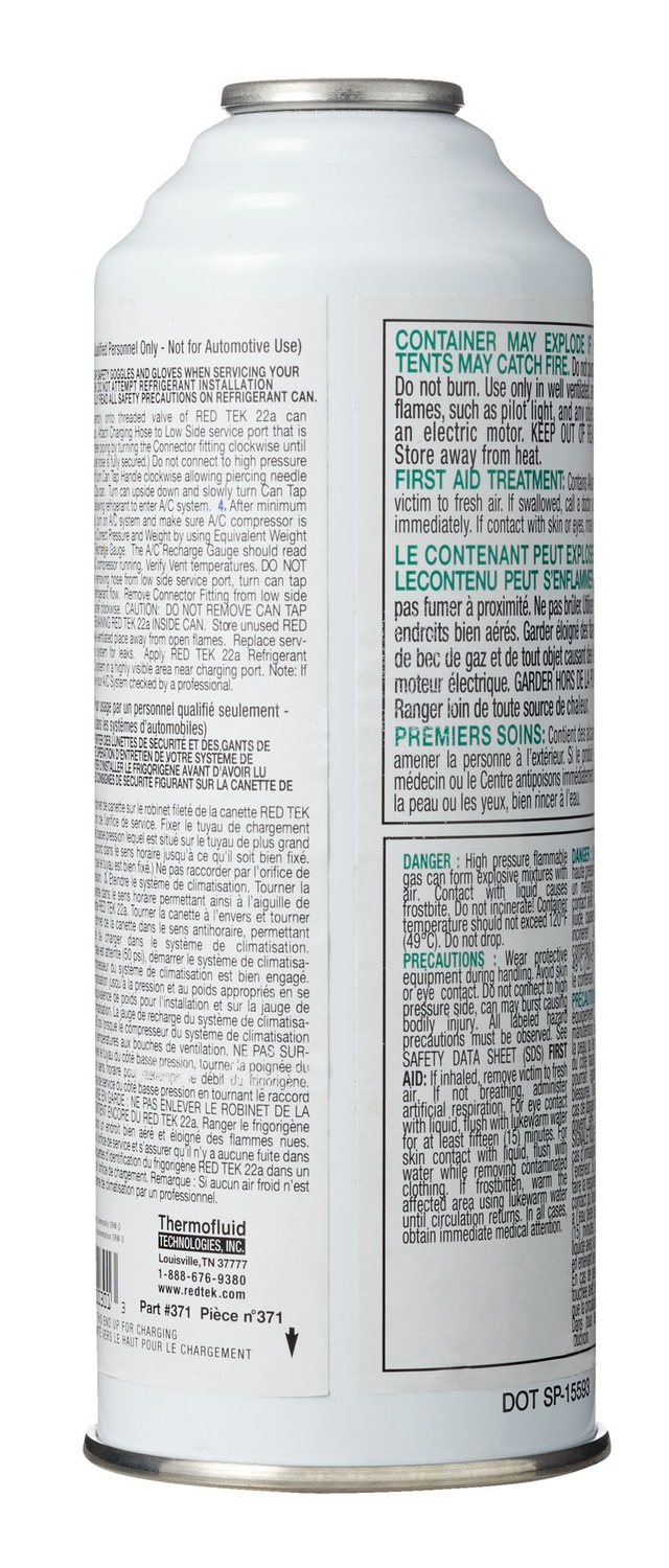 RED TEK R12a Pro Extreme Cooling Refrigerant, 8-oz | Canadian Tire