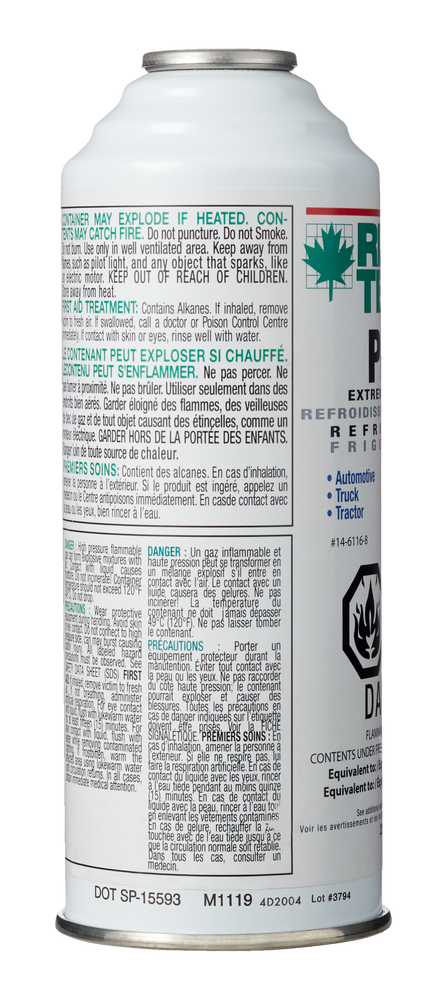 RED TEK R12a Pro Extreme Cooling Refrigerant, 8-oz | Canadian Tire