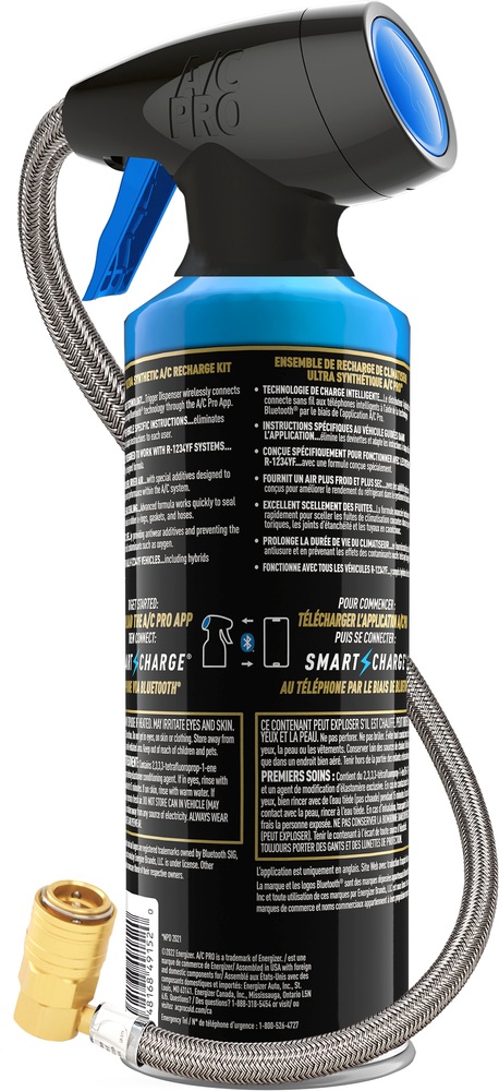 AC Pro R-1234YF Ultra Synthetic AC Recharge Kit with Smart Digital ...