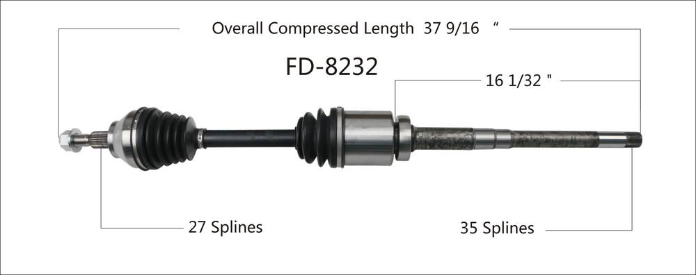 TrakMotive New Premium CV Axle Shaft, Parts AD - JG | Canadian Tire TrakMotive New Premium CV Axle Shaft, Parts AD - JG | Canadian Tire