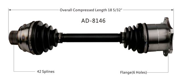TrakMotive New Premium CV Axle Shaft, Parts KA - VW | Canadian Tire TrakMotive New Premium CV Axle Shaft, Parts KA - VW | Canadian Tire