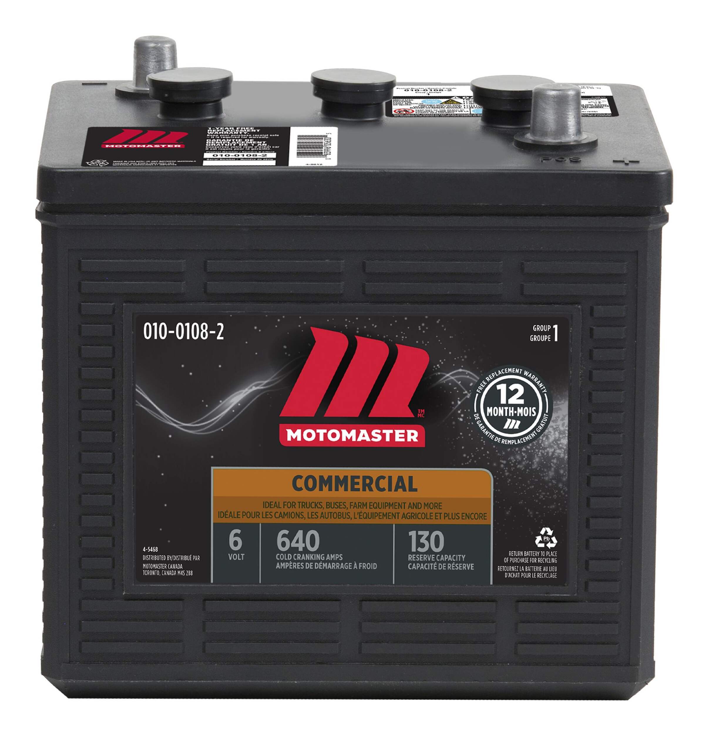 MOTOMASTER Commercial Group Size 1 6-Volt Battery | Canadian Tire
