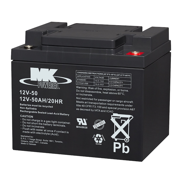 MK Battery 12-Volt 50 Ah SLA Battery | Canadian Tire