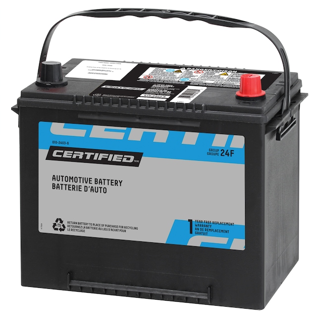Certified Group Size 24F Battery, 585 CCA | Canadian Tire