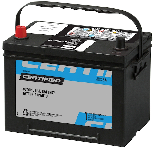 Certified Group Size 34 Battery, 600 CCA | Canadian Tire