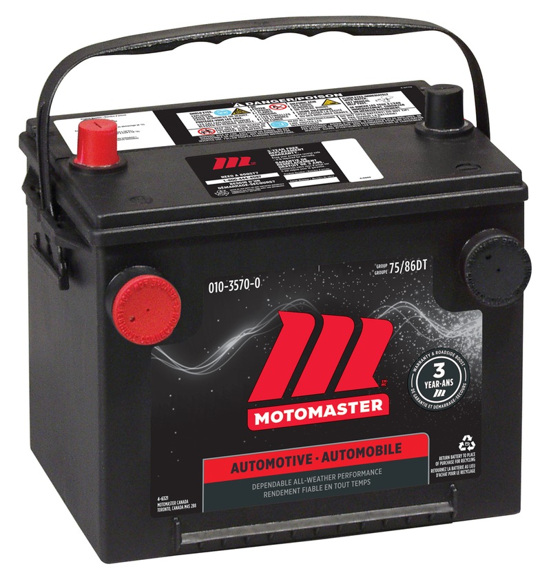 MOTOMASTER Group Size 75/86DT Battery, 650 CCA | Canadian Tire