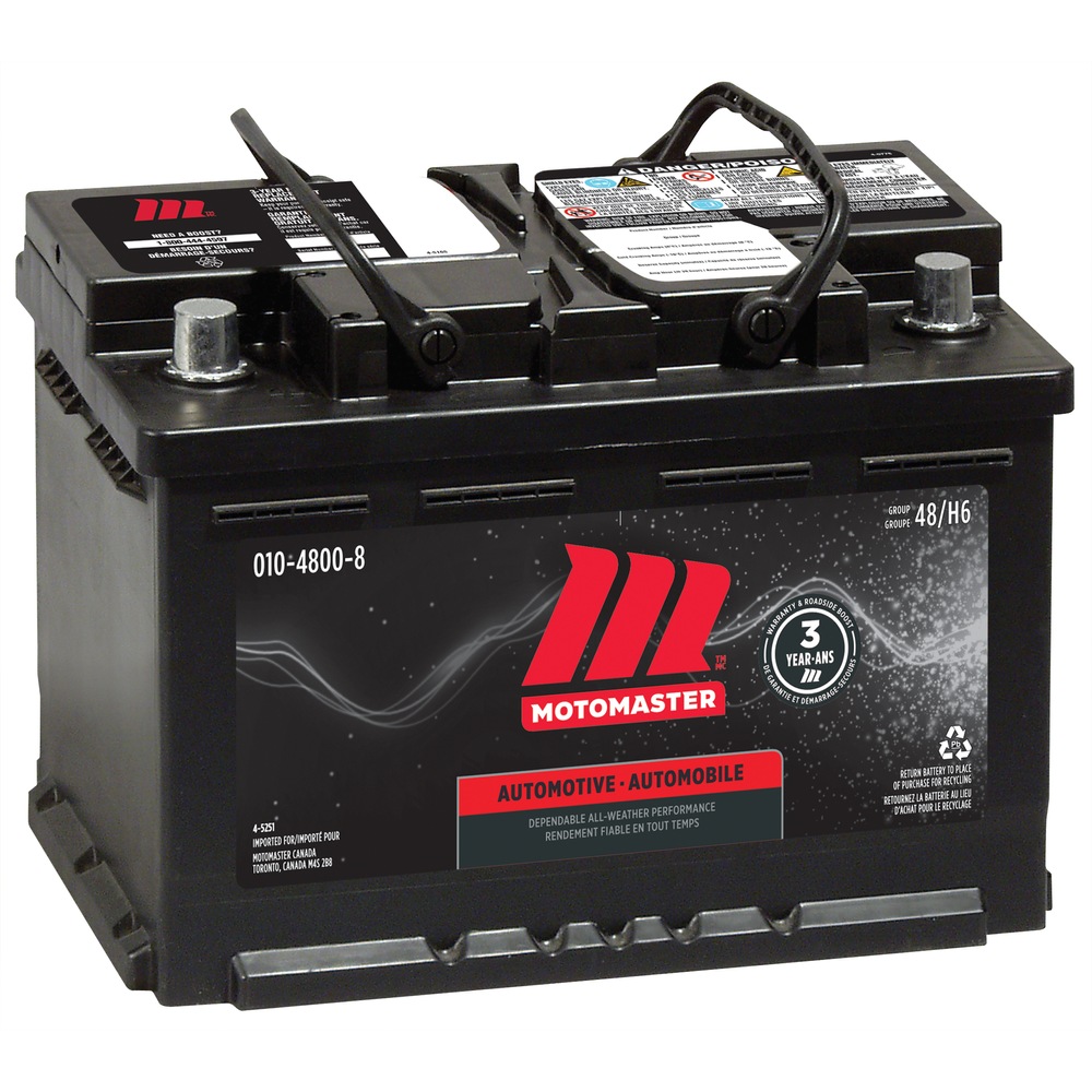 MOTOMASTER Group Size 48 (H6/L3) Battery, 680 CCA | Canadian Tire