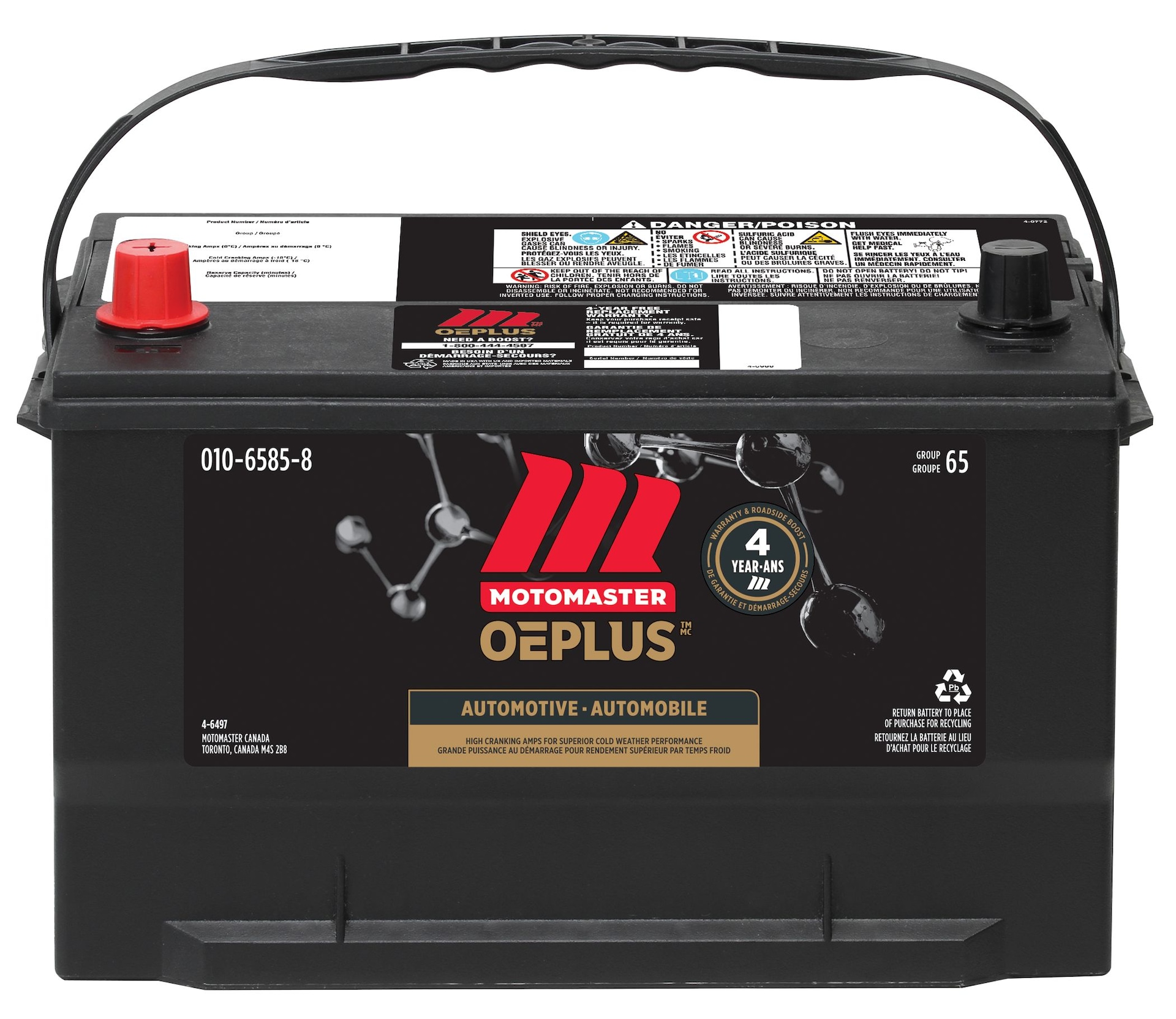 MOTOMASTER OEPLUS Group Size 65 Battery, 750 CCA | Canadian Tire