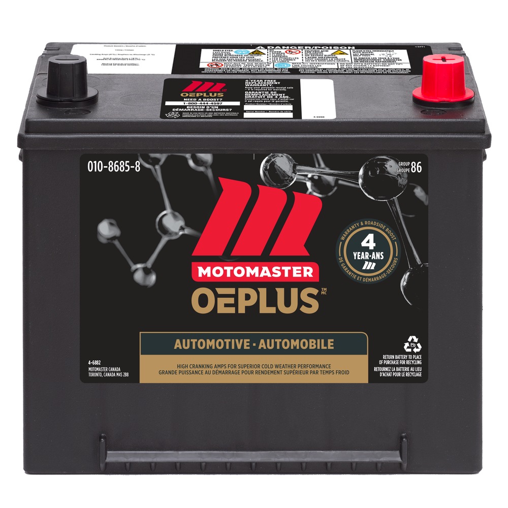 MOTOMASTER OEPLUS Group Size 86 Battery, 690 CCA | Canadian Tire