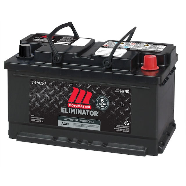 MOTOMASTER ELIMINATOR AGM Group Size 94R (H7/L4) Battery, 800 CCA ...