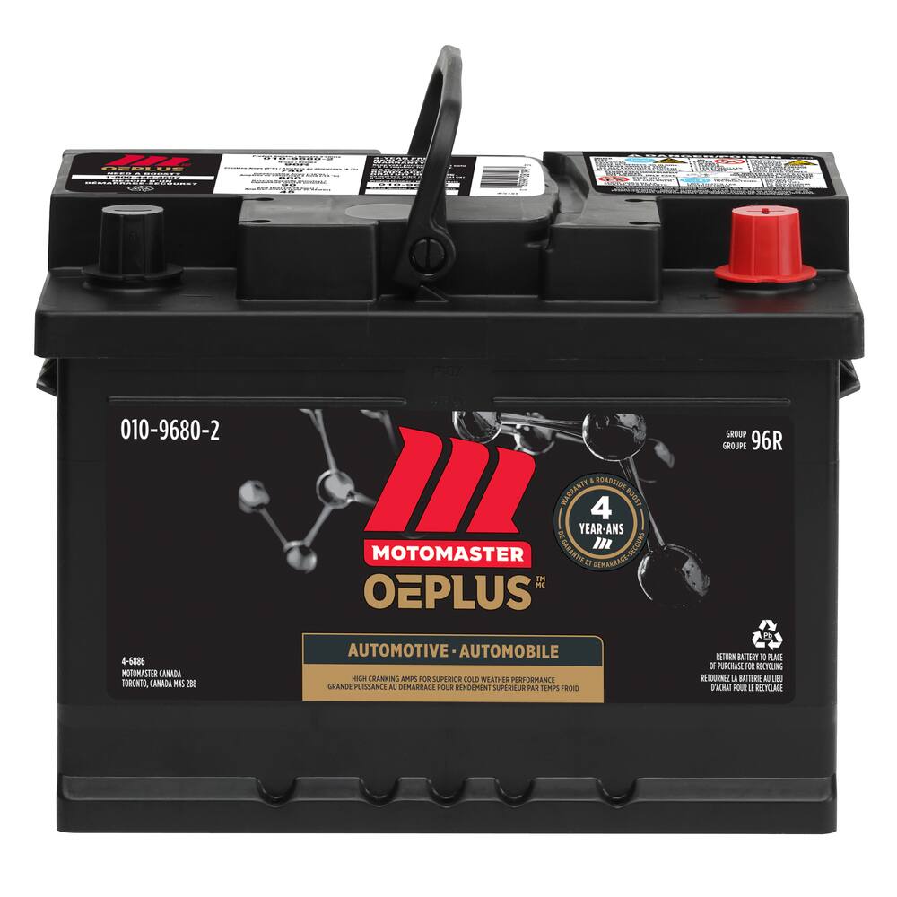 Motomaster Oeplus Group Size 96r Battery 600 Cca Canadian Tire