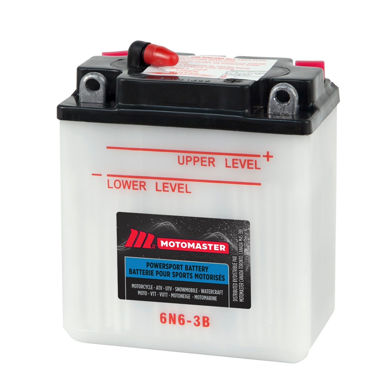 MOTOMASTER Powersports Battery 6N6 3B Canadian Tire