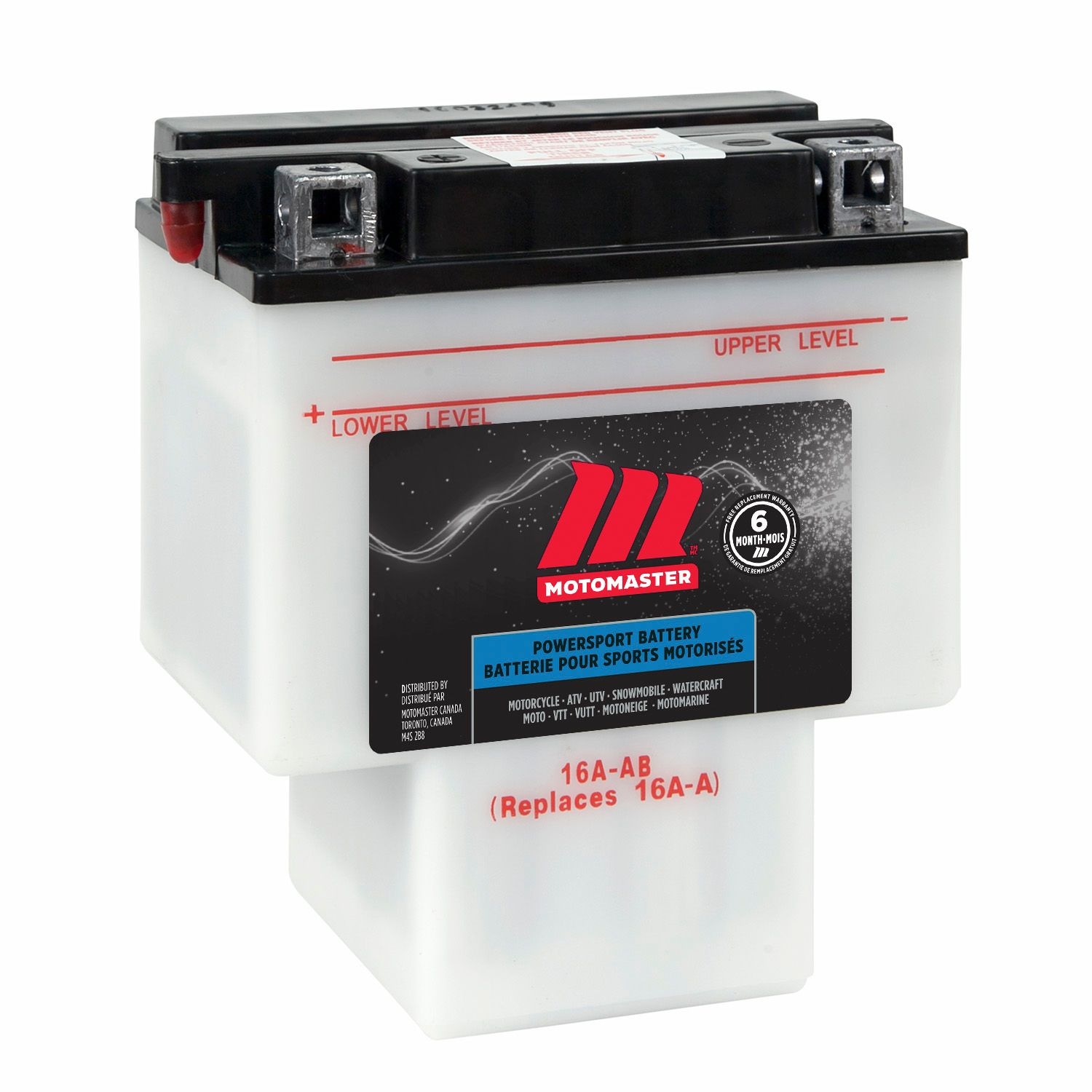 MOTOMASTER Powersports Battery, 16A-AB | Canadian Tire