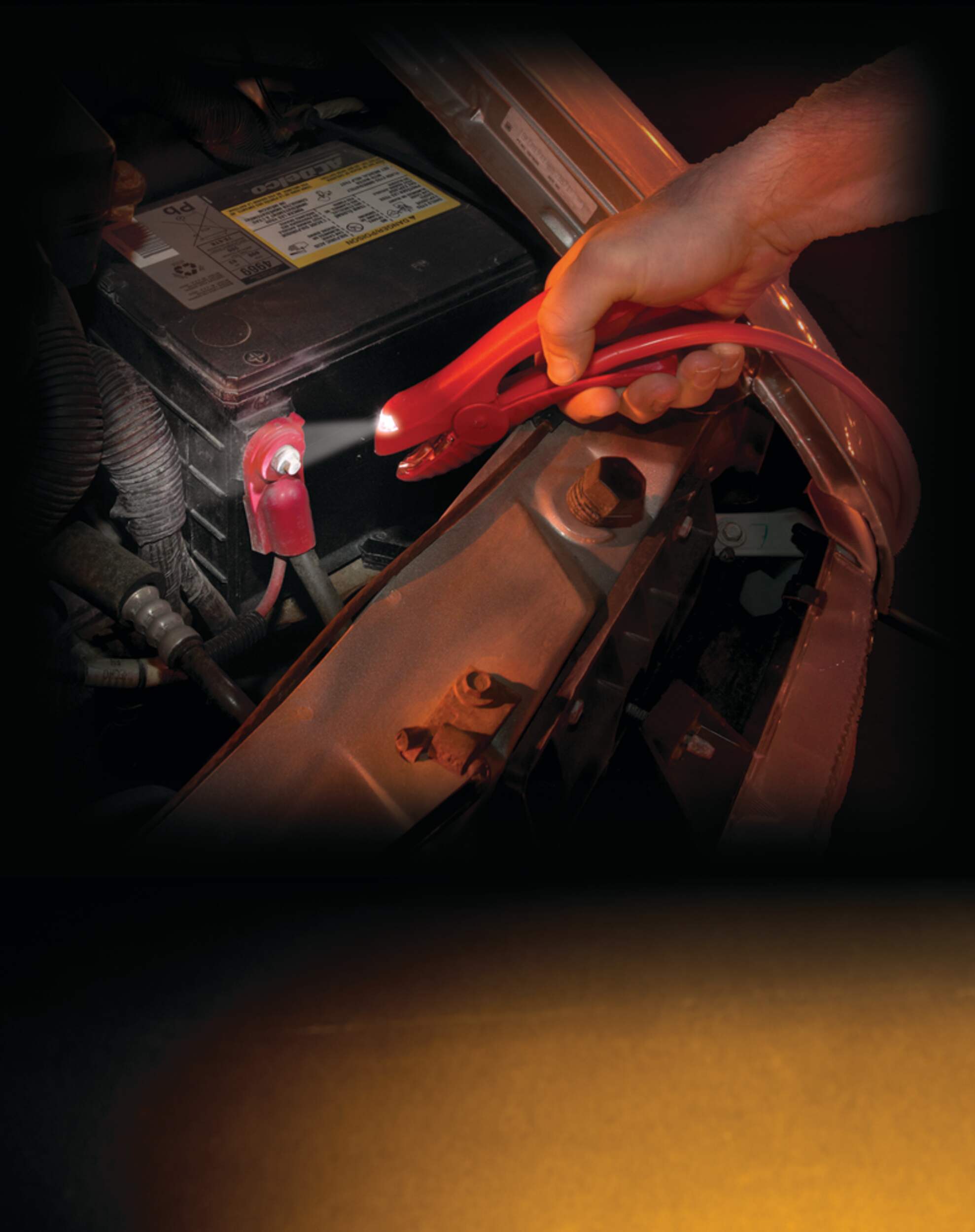 MotoMaster Eliminator LED Booster/Jumper Cables, 6-Gauge, 12-ft ...