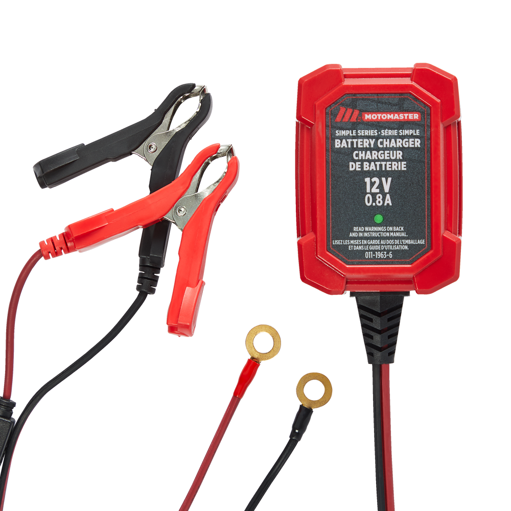 MotoMaster Simple Series Smart Battery Charger/Maintainer, Fully ...