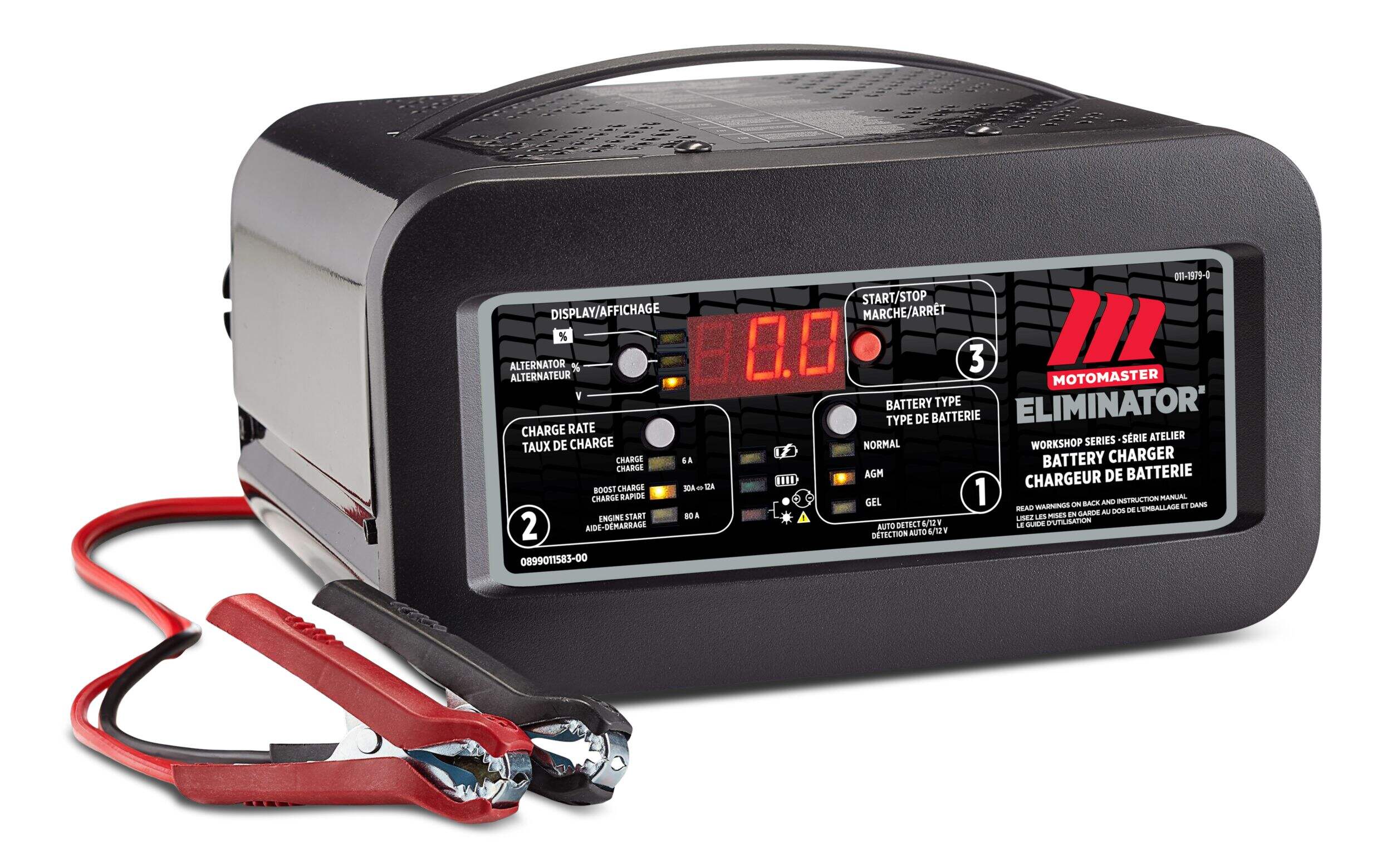 MotoMaster Eliminator Workshop Series Smart Battery Charger, Fully ...