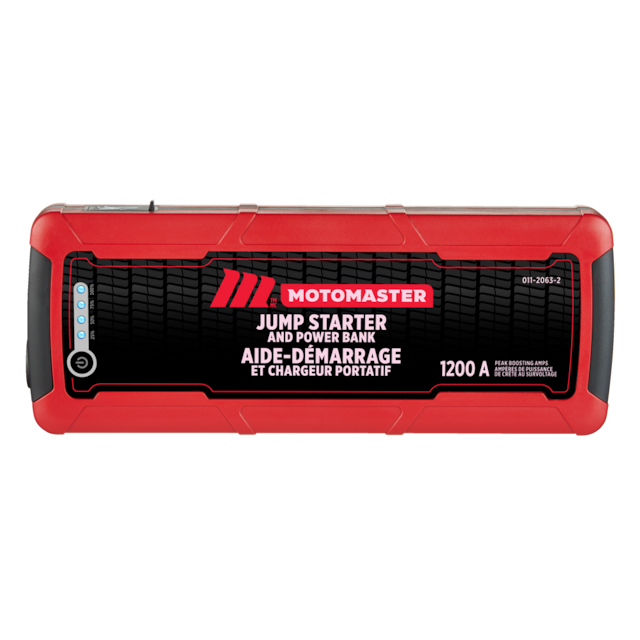 MotoMaster Booster Pack/Jump Starter & USB Power Bank, Lithium-ion ...