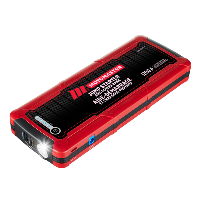 MotoMaster Booster Pack/Jump Starter & USB Power Bank, Lithium-ion ...