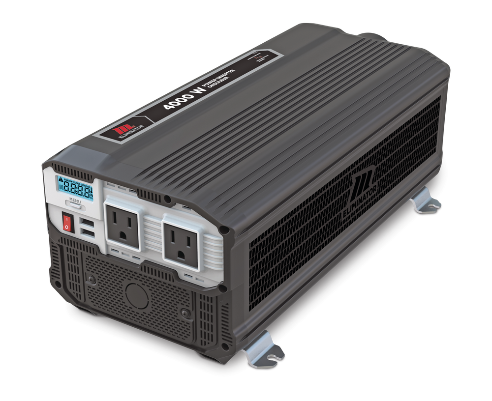 MotoMaster Eliminator Power Inverter, 4000W, Includes Battery Cables ...