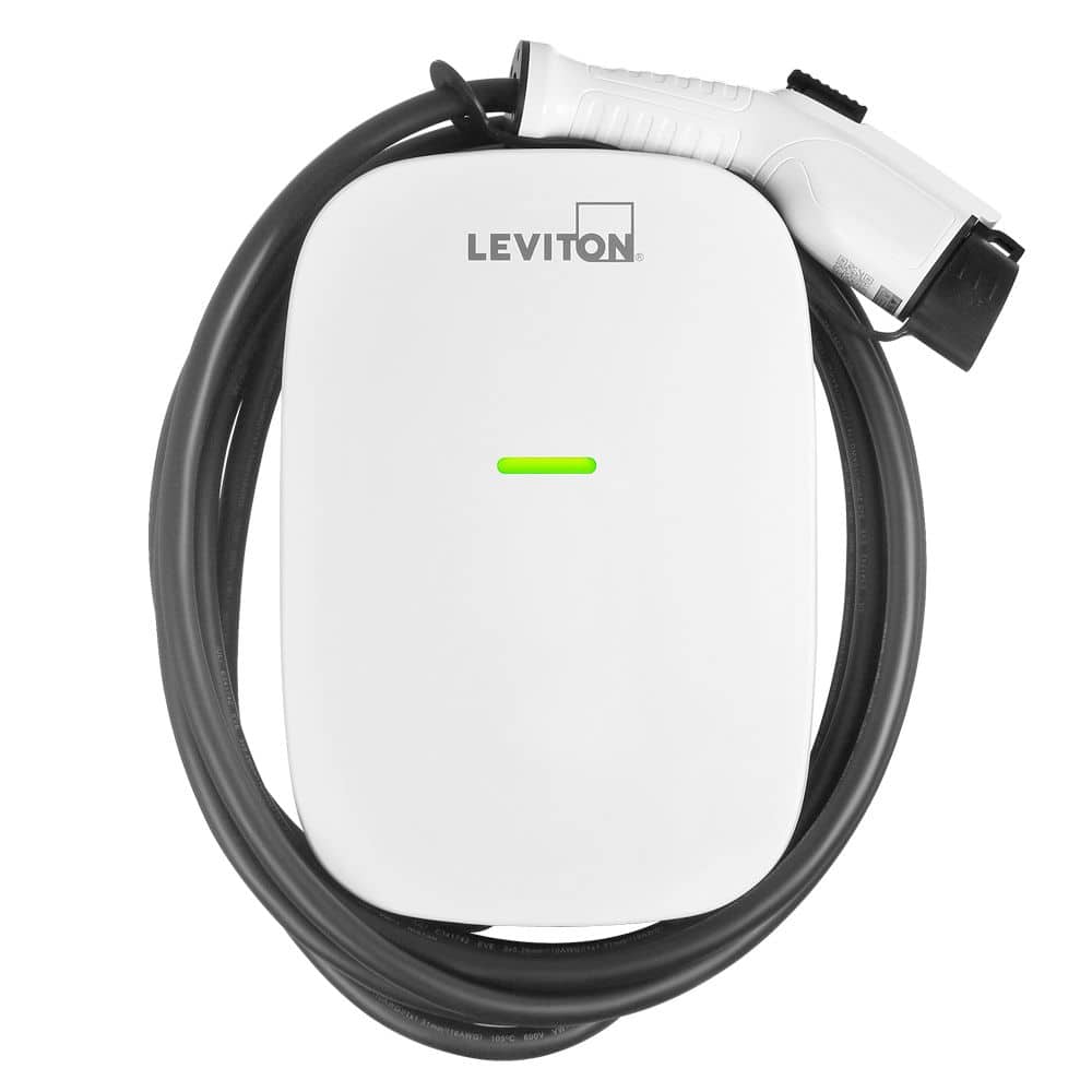 Leviton 48a Level 2 Electric Vehicle Charger White Canadian Tire