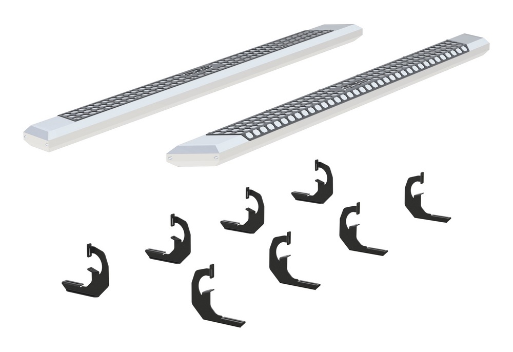 Aries AdvantEDGE Heavy-Duty Running Board Kit, Chrome, 5-1/2-in ...