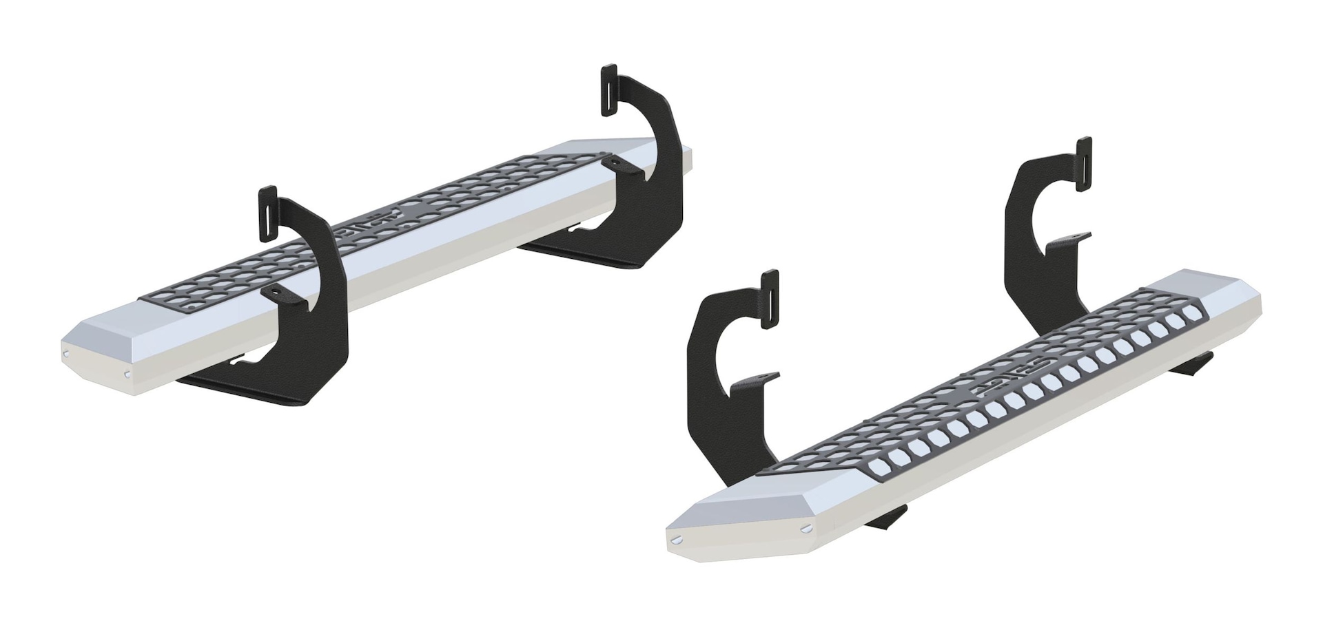 Aries AdvantEDGE Heavy-Duty Running Board Kit, Chrome, 5-1/2-in ...