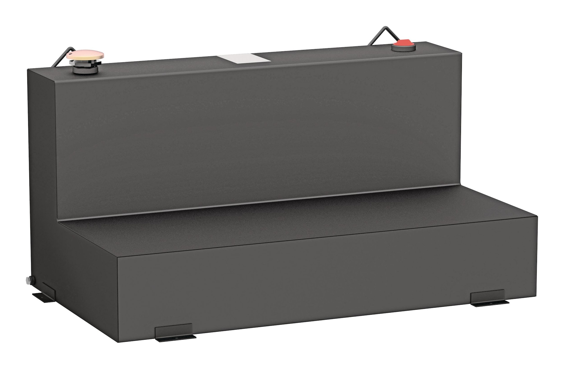 UWS ST-75-L-MB Steel L-Shape Steel Transfer Tank, Matte Black, 75 ...