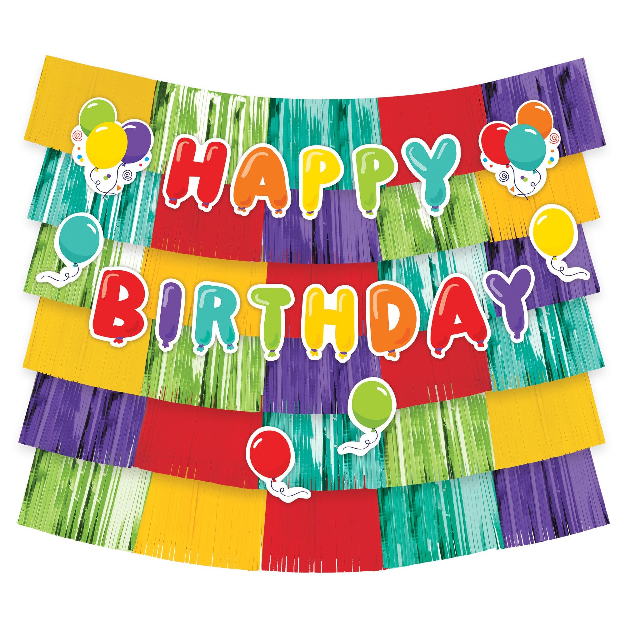 Birthday Celebration Backdrop Decorating Kit | Party City