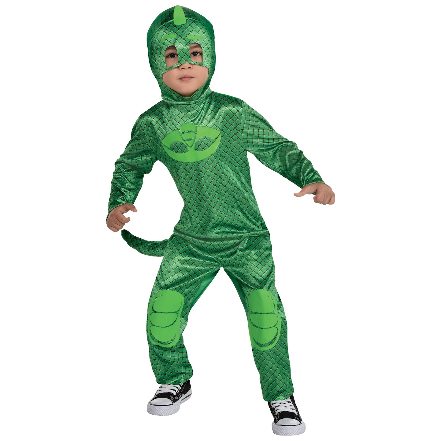 Toddler & Kids' PJ MasksGekkoGreen Jumpsuit with Mask & Tail Halloween Costume, Assorted Sizes ...
