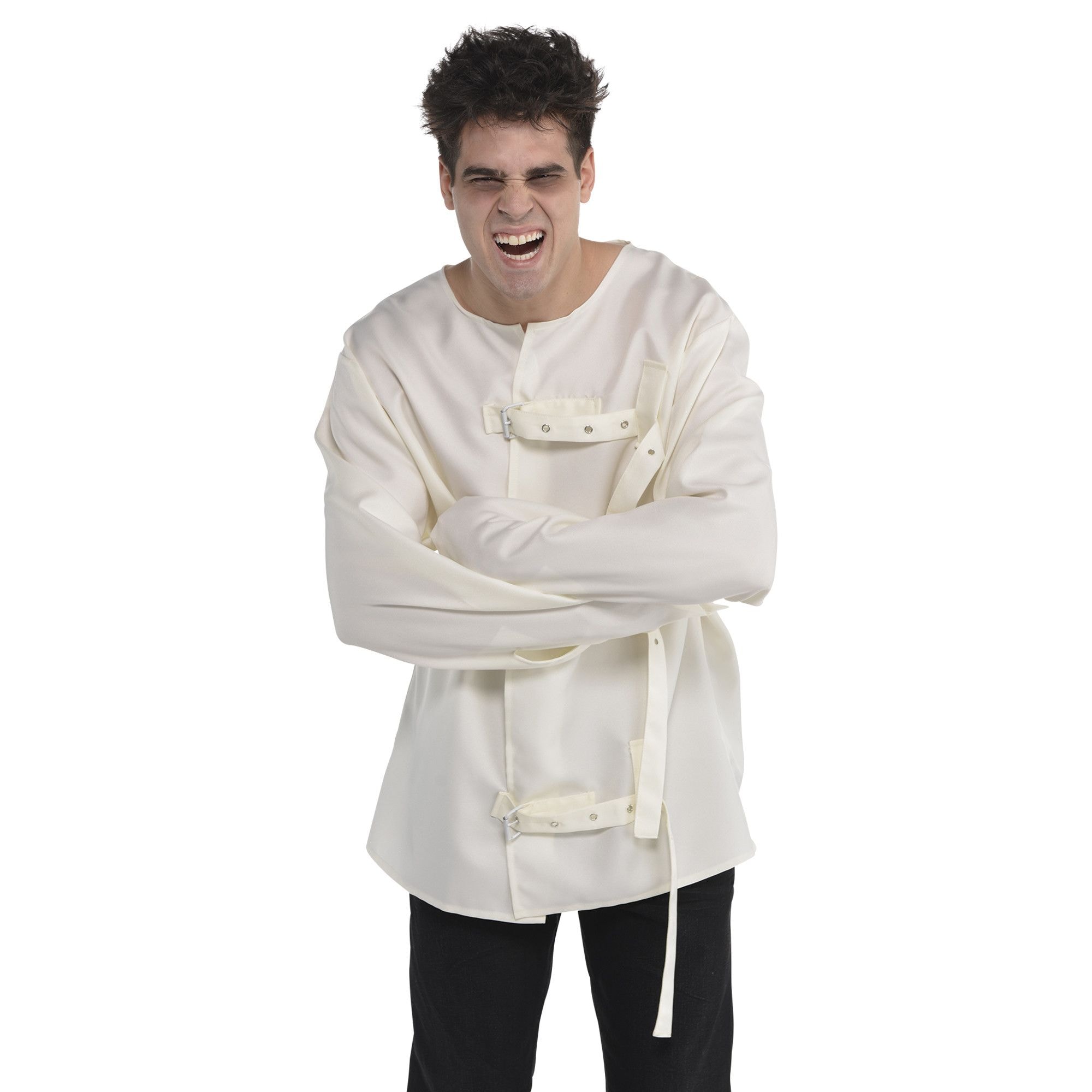 Adult Straitjacket Asylum, White, Assorted Sizes, Wearable Costume ...