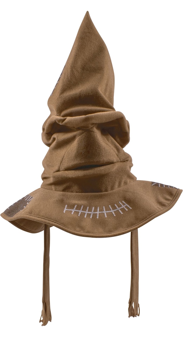 Harry Potter Godric's Sorting Witch Hat, Brown, One Size, Wearable ...