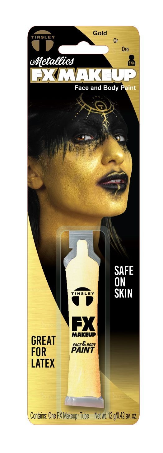 Tinsley Transfers FX Special Effects Face & Body Paint Makeup, Metallic ...