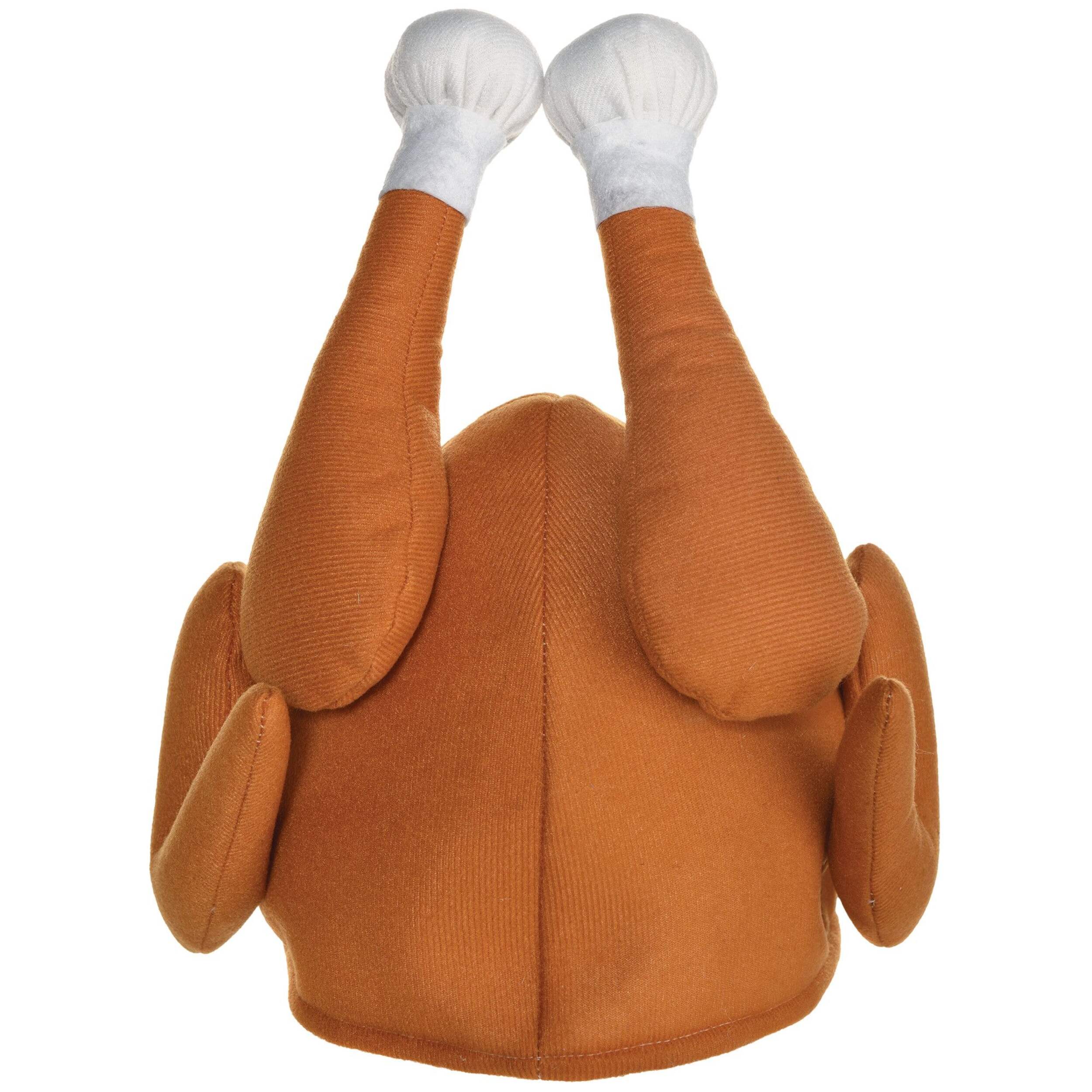 Turkey Gobble Hat, Brown, One Size, for Thanksgiving/Fall | Party City