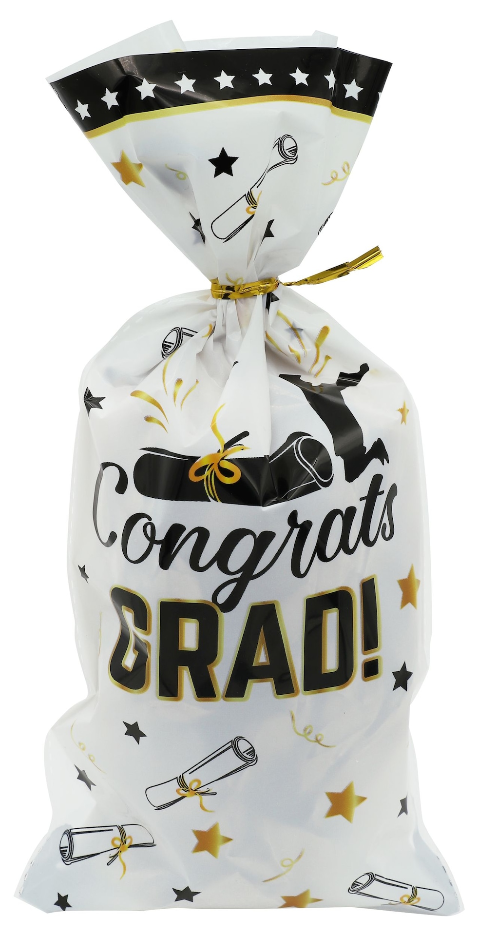 Congrats Grad Candy Favour Treat Bags, Clear, 20-pk | Party City