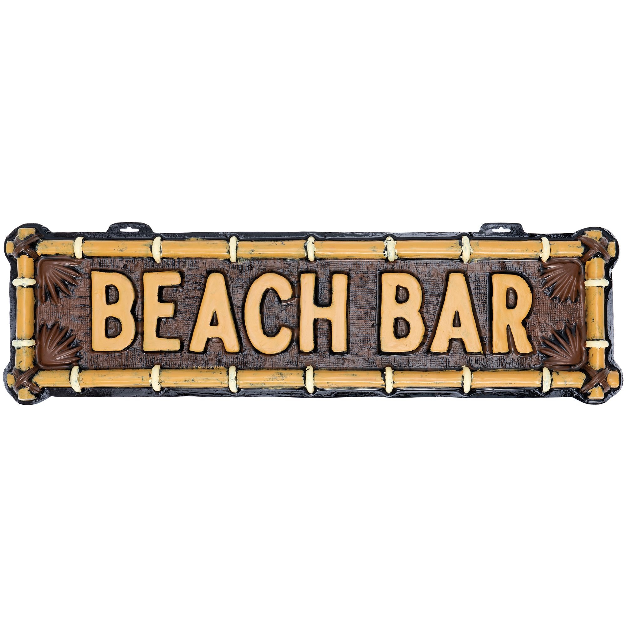 Summer Beach Life Bar Vac Form Sign, 10.5-in x 38.5-in | Party City
