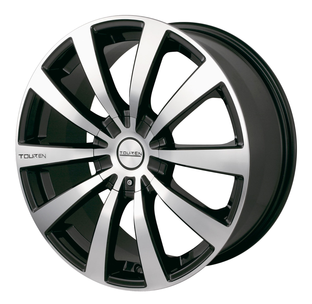Touren TR3 Alloy Wheel/Rim, Black W/Machined Face | Canadian Tire